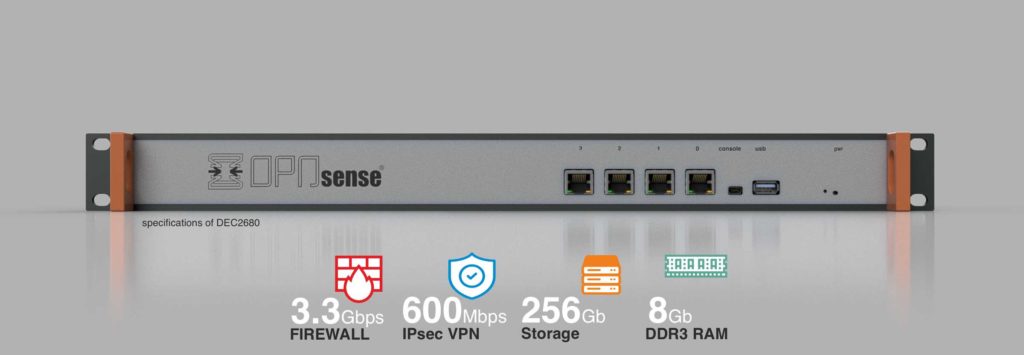 DEC2600 Series – OPNsense® Rack Security Appliances