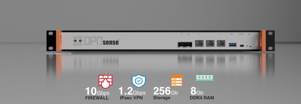 DEC2700 Series – OPNsense® Rack Security Appliance