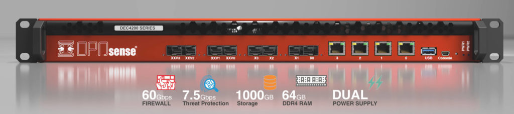 DEC4200 Series – OPNsense® Enterprise & Datacenter Rack Security Appliance